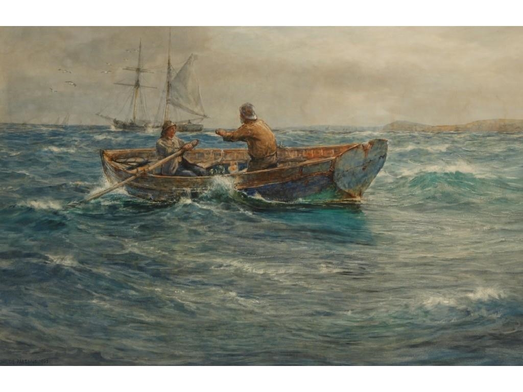 Arthur Wilde Parsons | Off to the Shoon at 'Torbay', Cornwall (1905 ...