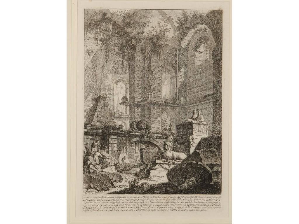 Giovanni Battista Piranesi | An interior sepulchral chamber | MutualArt