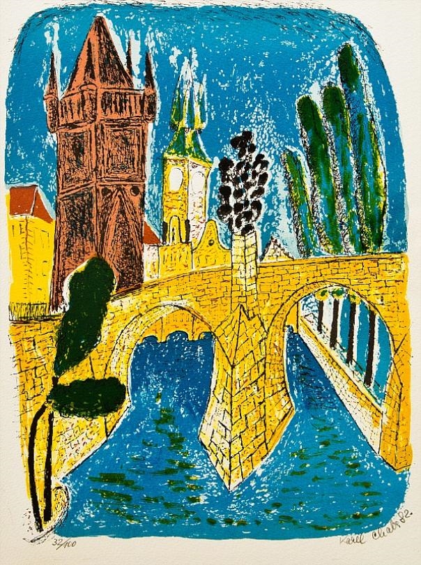 Karel Chaba | Charles bridge (1982) | MutualArt