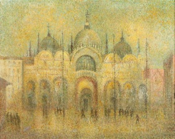 Gustav Trois | VENICE POINTILLISM (1990) | MutualArt