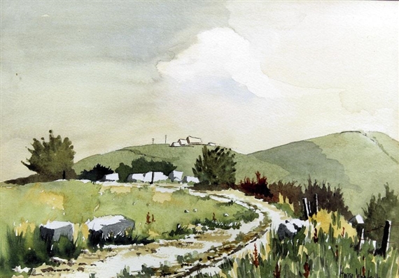 Harry Woodruff | The Coast Path above Seacombe | MutualArt