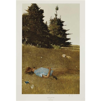 Andrew Wyeth | DISTANT THUNDER (1980) | MutualArt