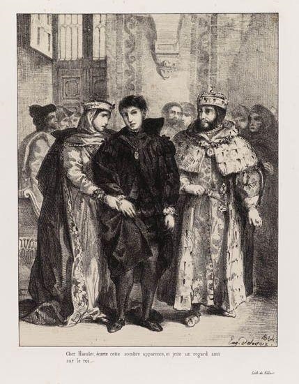 Eugène Delacroix | Hamlet (1834 - 1843) | MutualArt