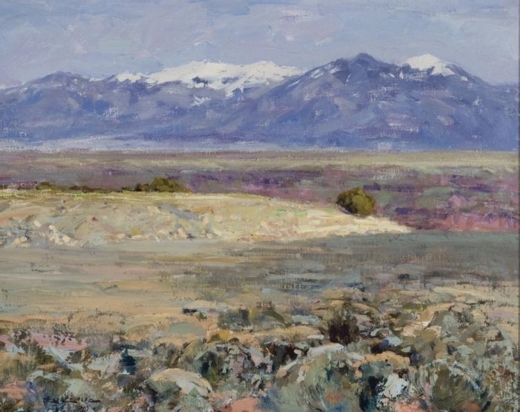 Rod Goebel | The Snow-Capped Taos Range (1976) | MutualArt