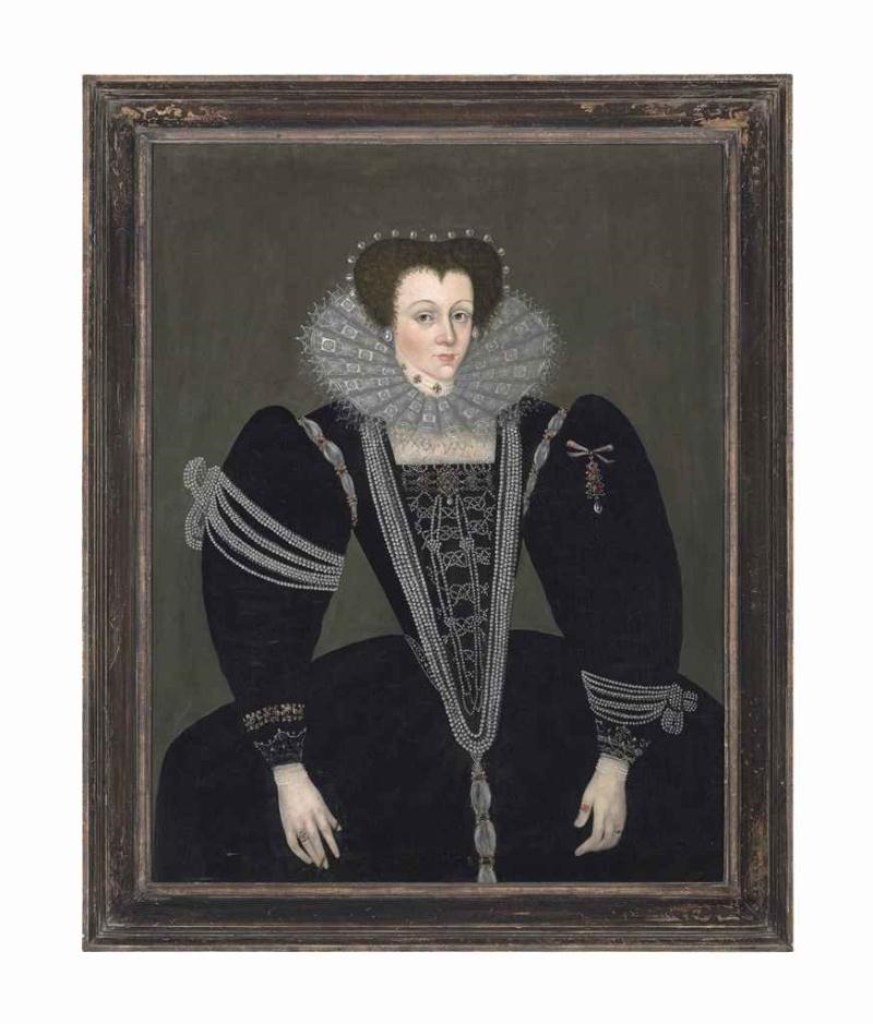British School, 16th Century | Portrait of a lady, traditionally ...