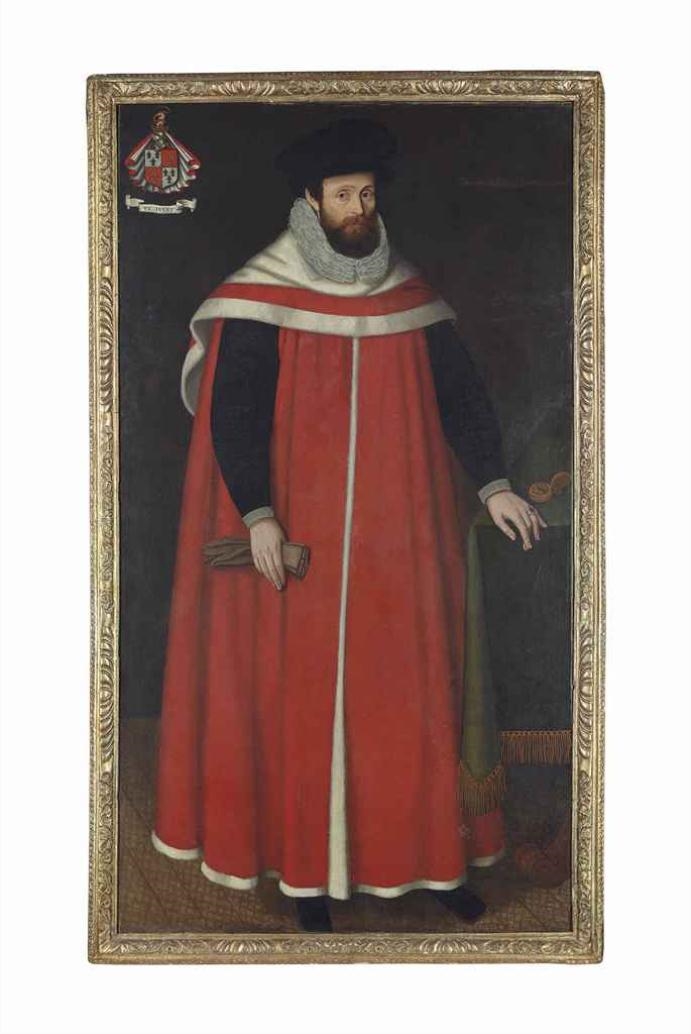 British School, 17th Century | Portrait of a judge, possibly Sir Thomas ...
