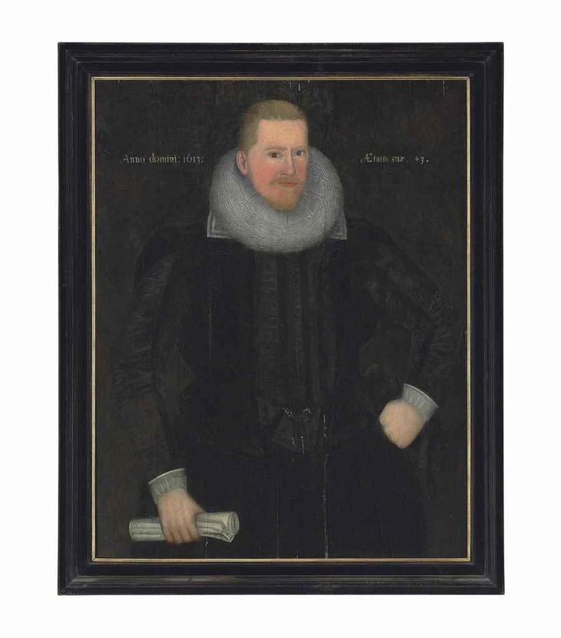 British School, 17th Century | Portrait of Sarah Jones, wife of Thomas ...