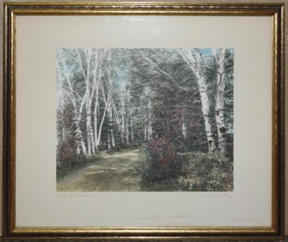Wallace Nutting | Into the Birch Wood | MutualArt