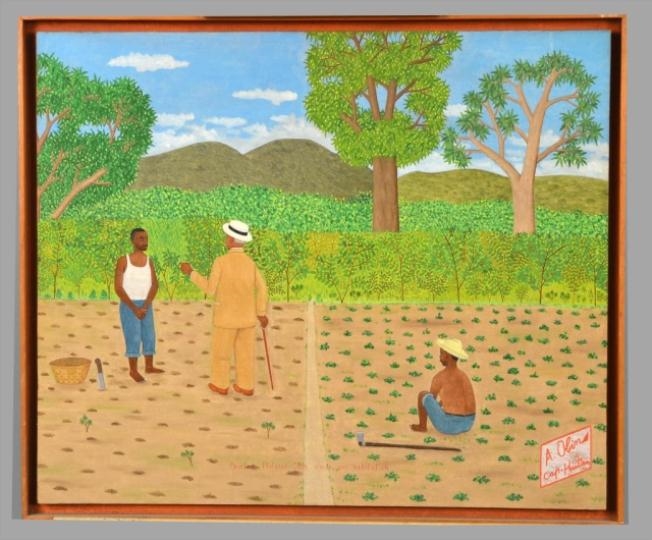 Antoine Obin | Men in a field | MutualArt