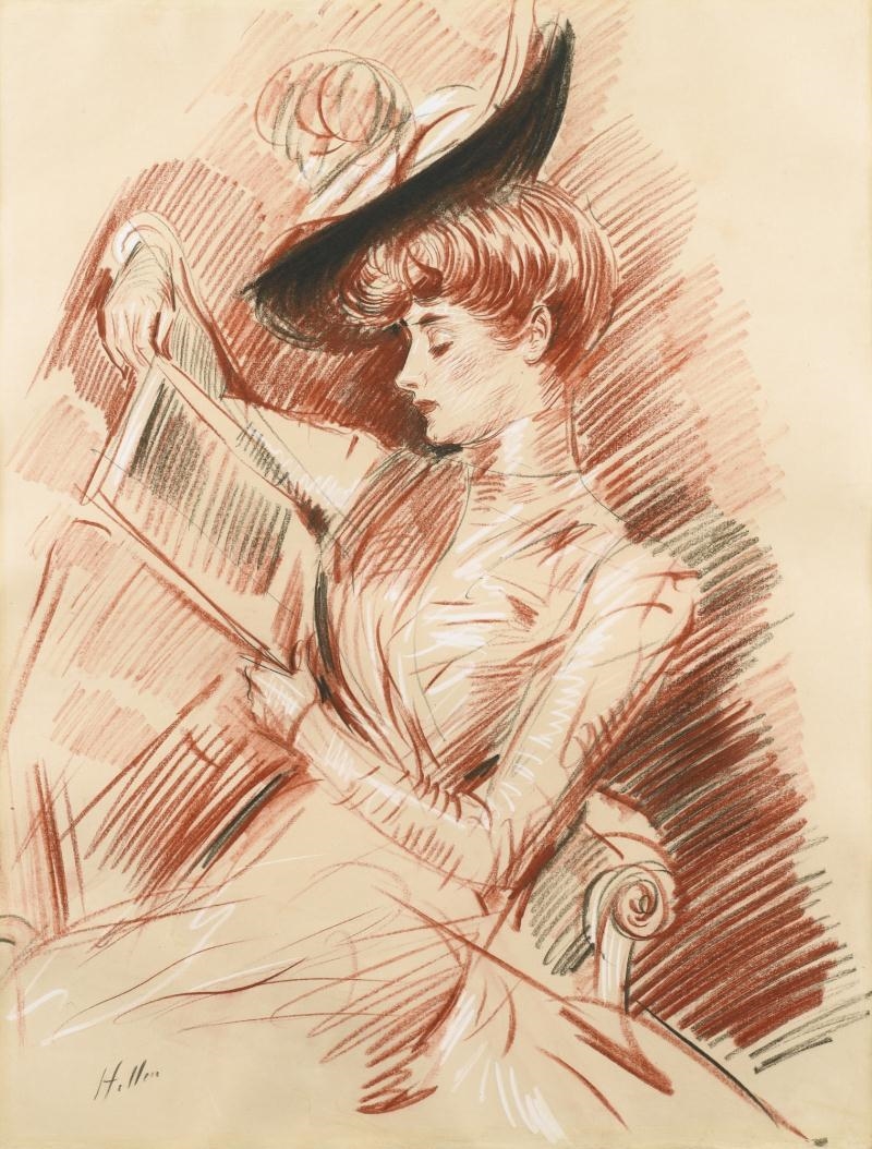 Paul César Helleu | Madame Helleu abord le yacht Etoile | MutualArt