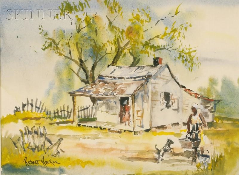 Robert Malcolm Rucker | 2 works: Southern Homestead Views | MutualArt