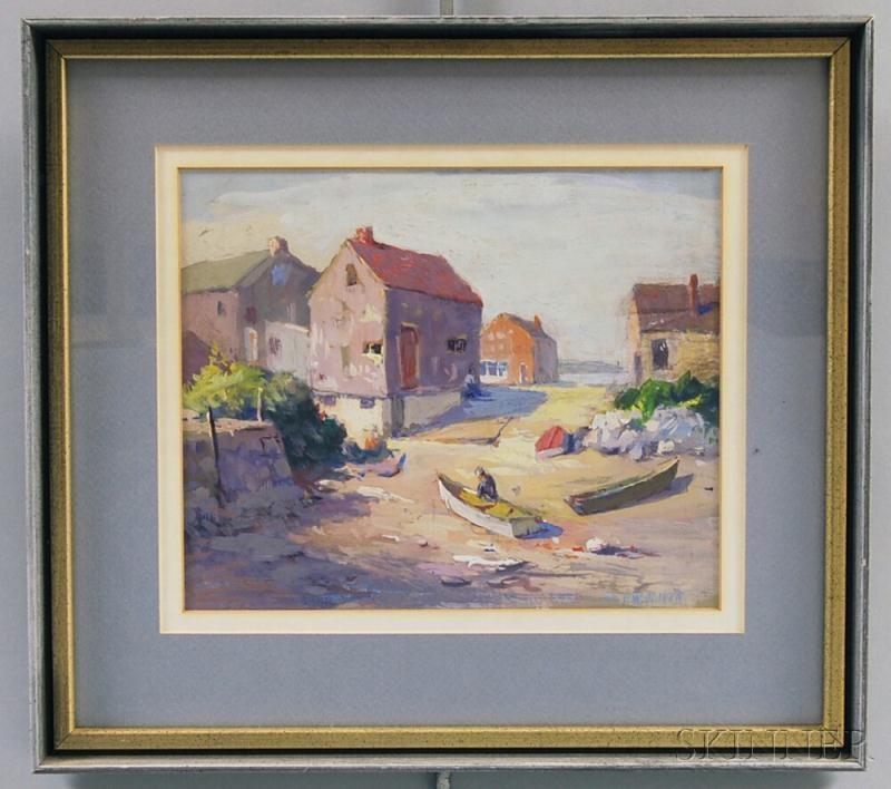 Frederick W. Oliver | Beachfront Landing | MutualArt