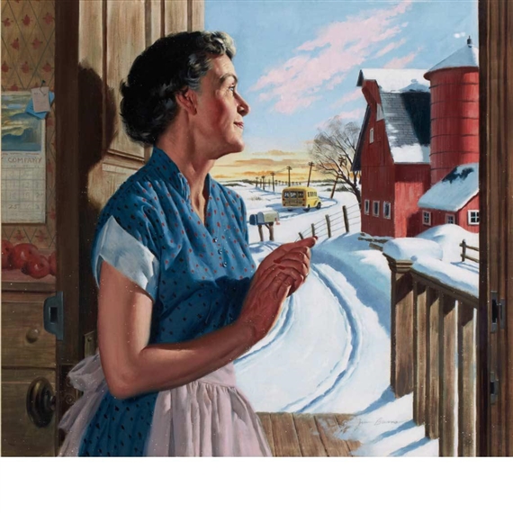 James Bama | Untitled Farm Matron | MutualArt