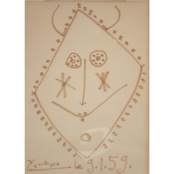 Pablo Picasso | Mask Design (1959) | MutualArt