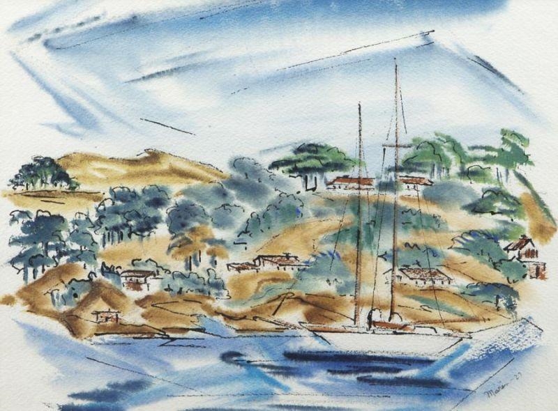 John Marin | Harbor Scene (1927) | MutualArt