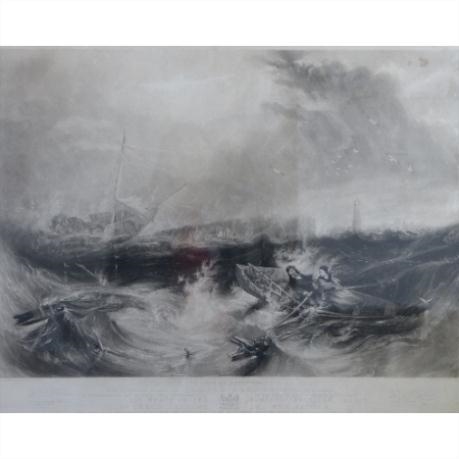 H.P. Parker | The Wreck of the Forfarshire Steam Packet by Grace ...