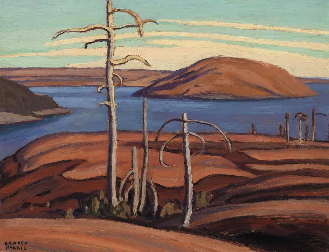 Lawren Stewart Harris | In the Agawa Valley, Algoma Sketch V (1921 ...