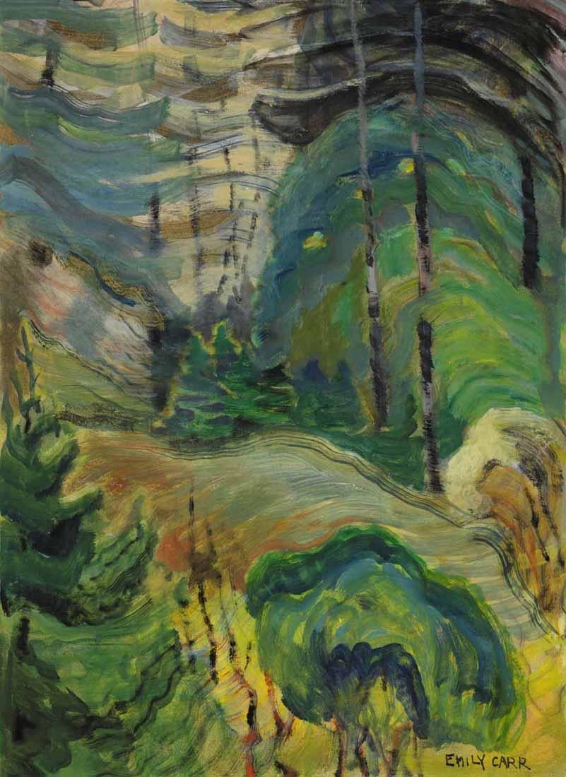 Emily Carr | BC Forest Interior (Circa 1935) | MutualArt