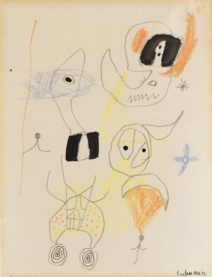 Lucebert | Untitled (Circa 1952) | MutualArt