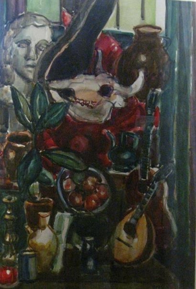 Aharon Giladi | Still Life and Mandoline | MutualArt