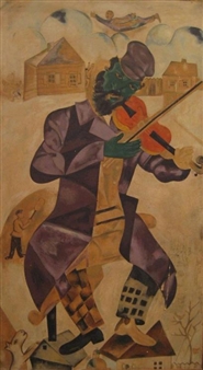 Marc Chagall | Fiddler on the Roof | MutualArt