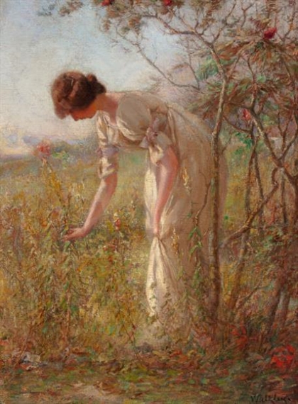 David Walkley | Picking Flowers | MutualArt