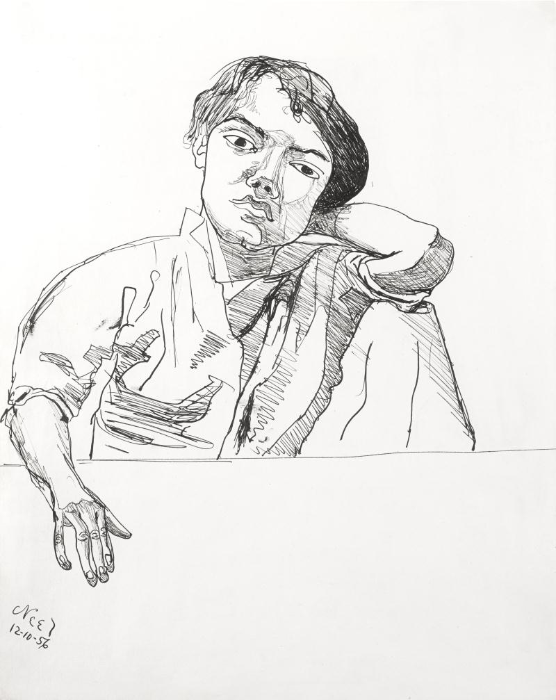 Alice Neel | Hartley and Lushka (1970) | MutualArt