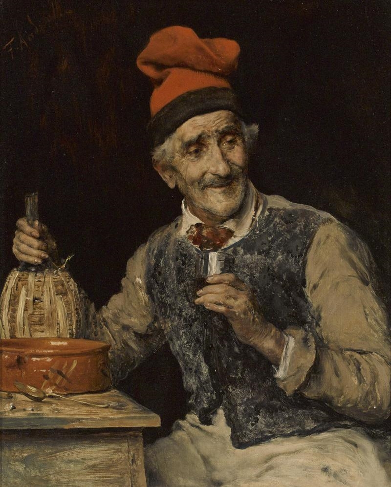 Federico Andreotti | A glass of wine | MutualArt