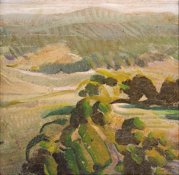 Vaughan Murray Griffin | Untitled (Modernist Landscape) (1936 - 1947 ...