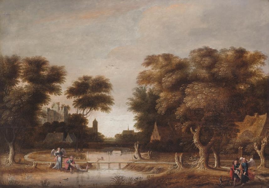 Jan Christiaensz. Micker | Tobias and the arcangel Raphael | MutualArt