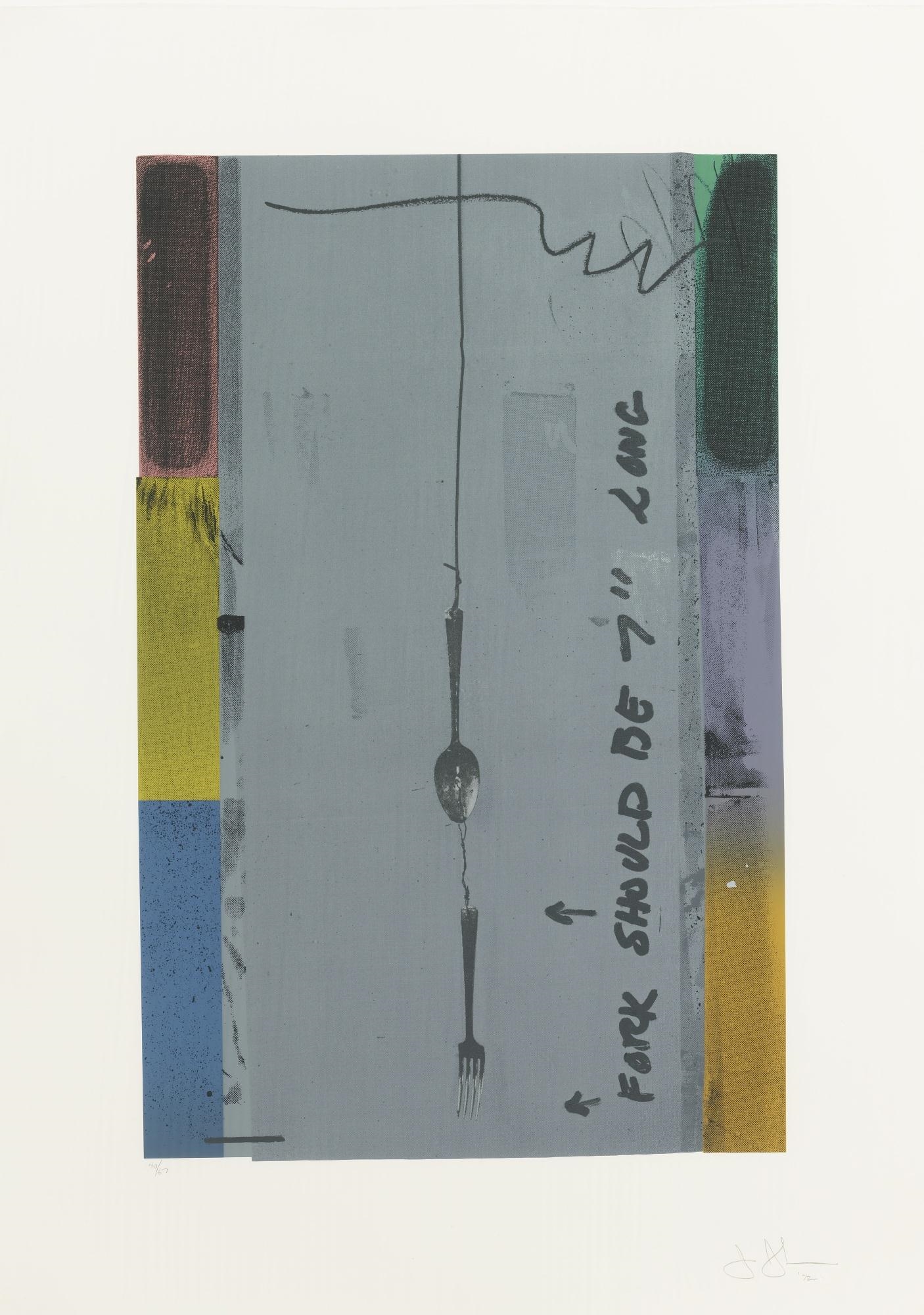 Jasper Johns | Bread (Circa 1969) | MutualArt