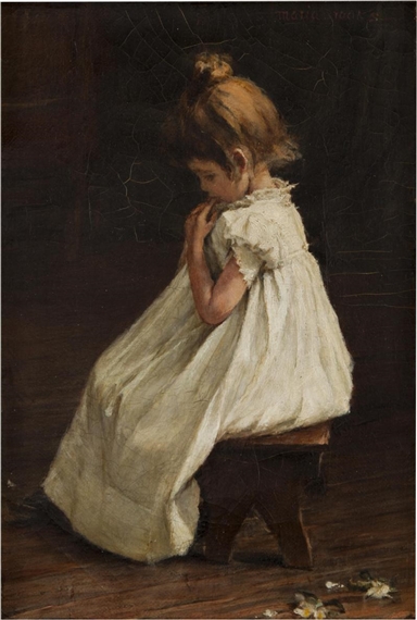 Brooks Maria | Seated girl | MutualArt