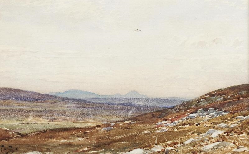 Tom Scott | 4 Works : A Winter Landscape ; Deuchar Bridge, Yarrow ...