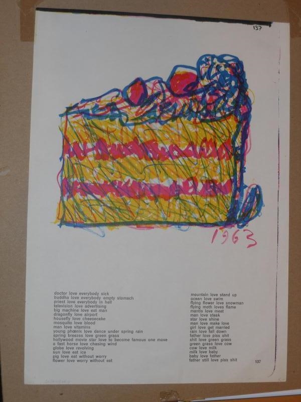 Claes Oldenburg | Cake | MutualArt