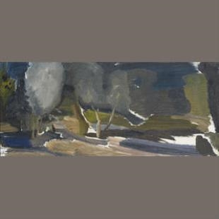 Ivon Hitchens | TANGLED POOL NO.6 (1948) | MutualArt