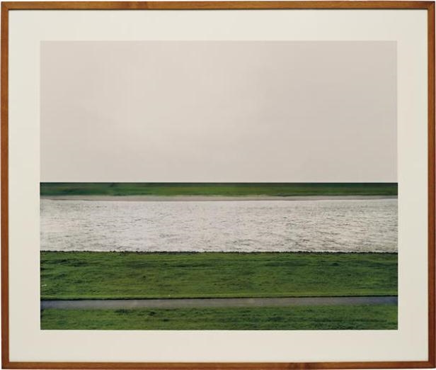 Andreas Gursky | Rhein (1996) | MutualArt