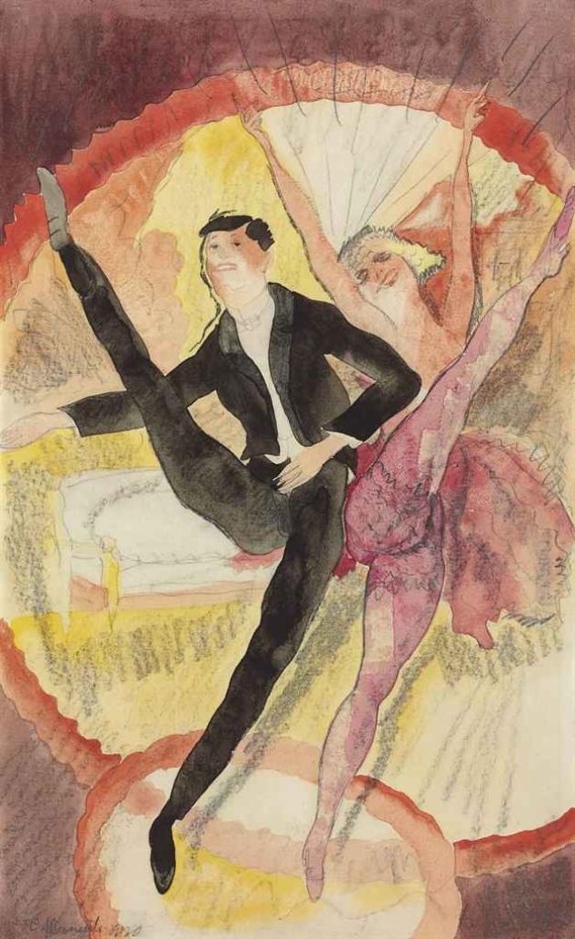 Charles Demuth | Zinnias: A Double-Sided Work (1920) | MutualArt