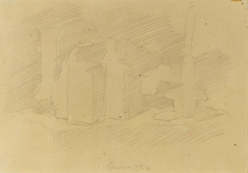 Giorgio Morandi | 3 drawings (1930) | MutualArt