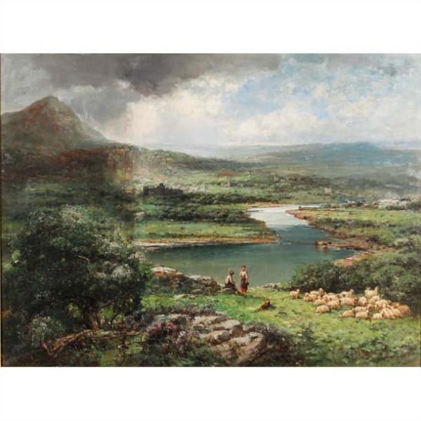 Andrew Melrose | View Near Limerick on the River Shannon | MutualArt