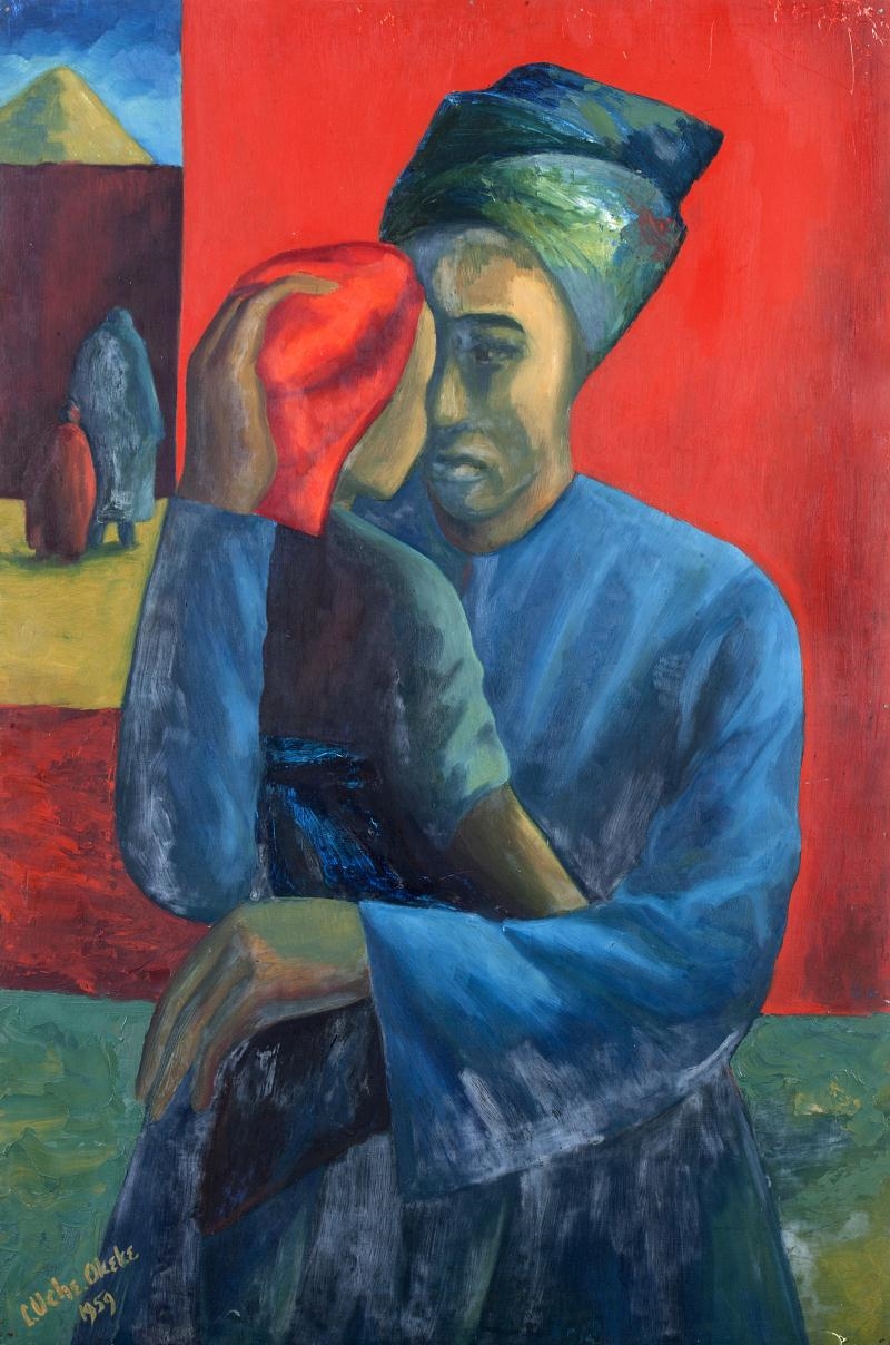 Uche Okeke | Motherhood (1959) | MutualArt