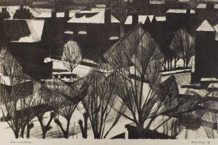 Henry Holzer | Snow in North London | MutualArt