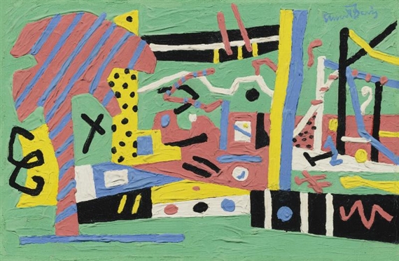 Stuart Davis | Summer Landscape (1940) | MutualArt