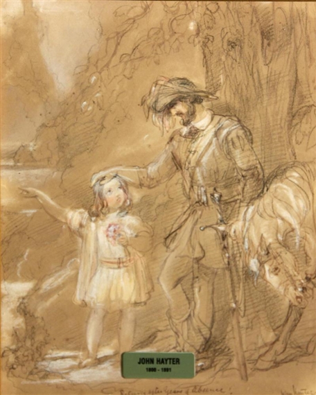 John Hayter | 5 works: The return after years of absence; along with ...