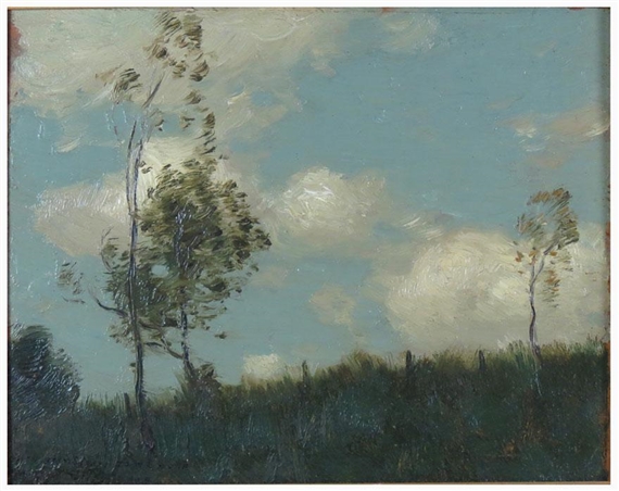 Edward Dufner | A Windy Day | MutualArt