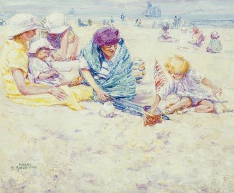 Franz Gailliard | A nice day at the beach - Plage | MutualArt
