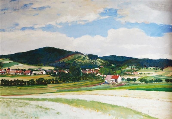 Josef Jambor | Landscape of the Highlands (1927) | MutualArt