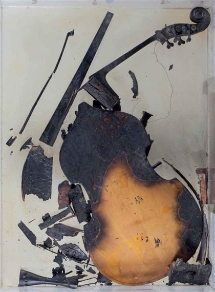 Arman | Exploded Cello (1972) | MutualArt