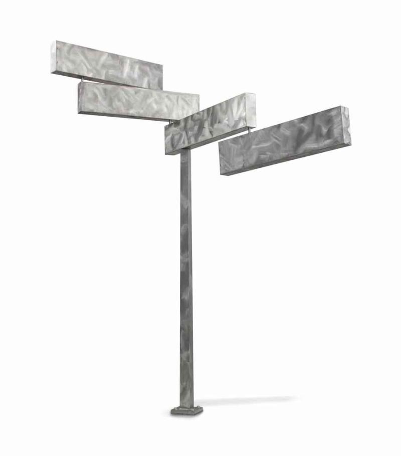 George Rickey | FIVE OPEN RECTANGLES DIAGONAL JOINTED GYRATORY (1996 ...