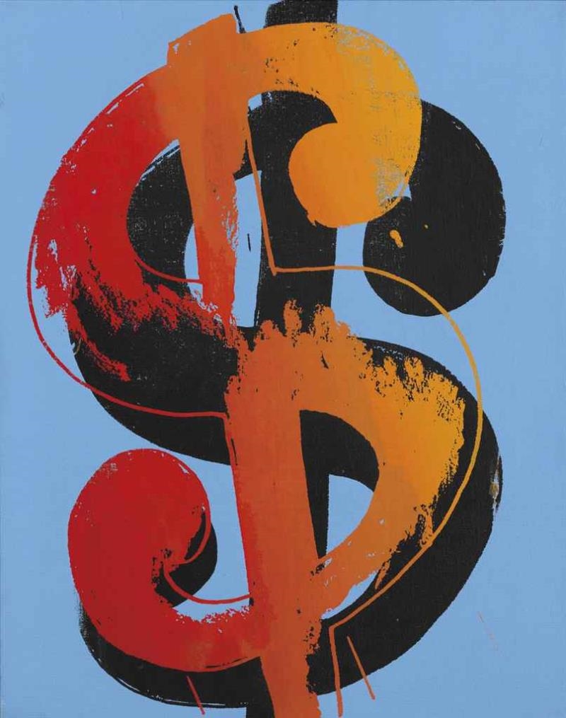 Andy Warhol | Triple Dollar Sign (1981) | MutualArt