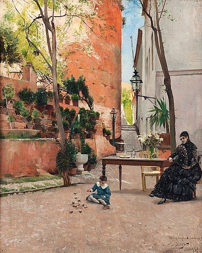 Hugo Birger | Scene from Alhambra (Circa 1882) | MutualArt
